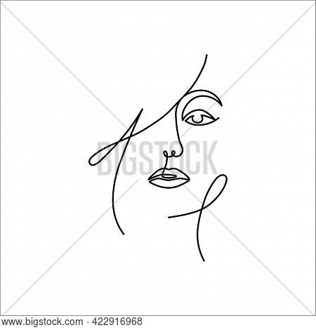 Face Drawing Line Art Vector & Photo (Free Trial) | Bigstock