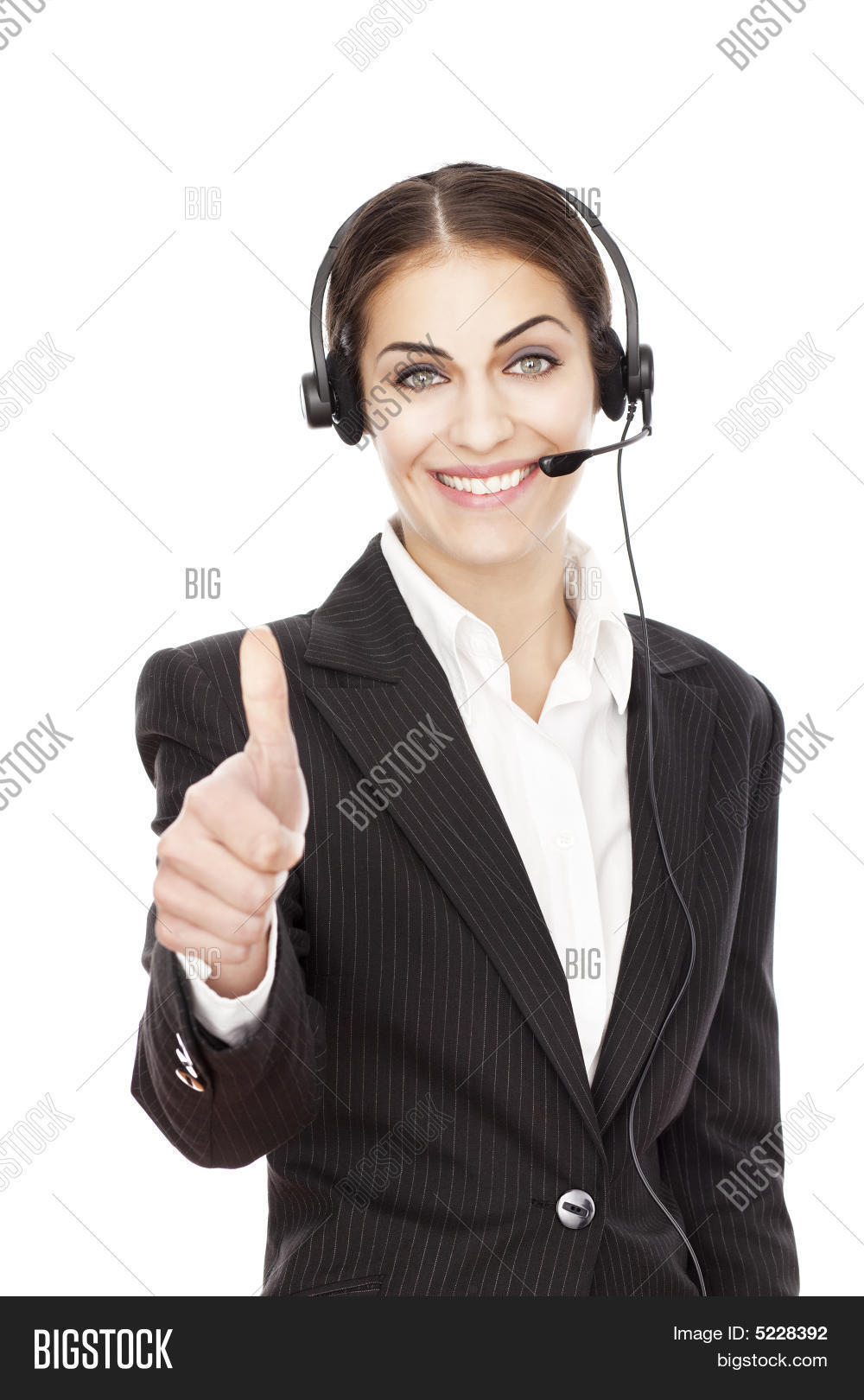 Smiling Operator Image & Photo (Free Trial) | Bigstock
