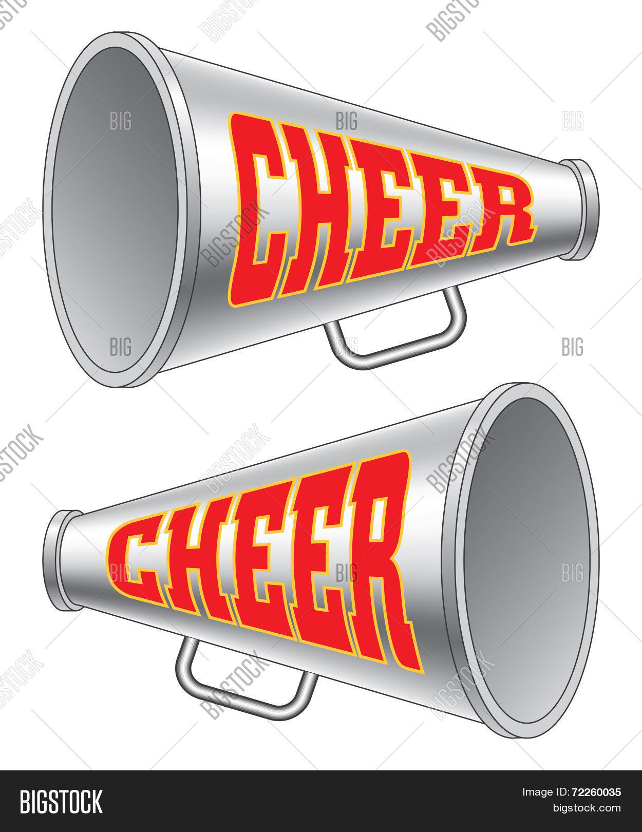 Megaphone-Cheer Vector & Photo (Free Trial) | Bigstock