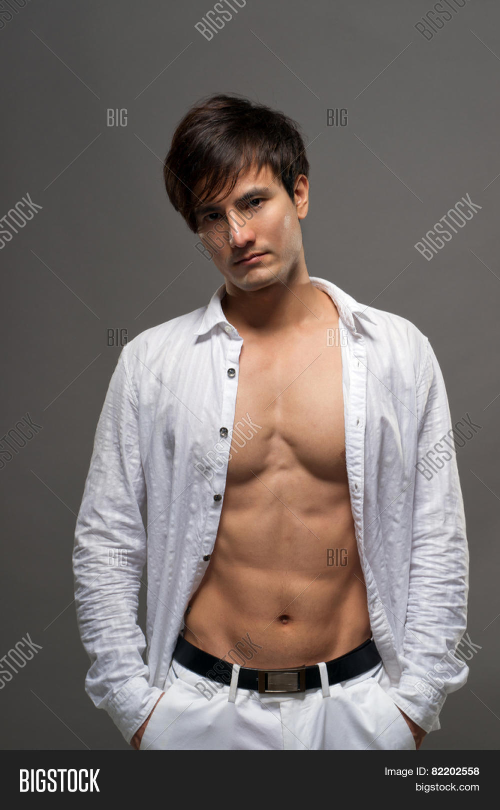 Sexy Handsome Asian Image And Photo Free Trial Bigstock