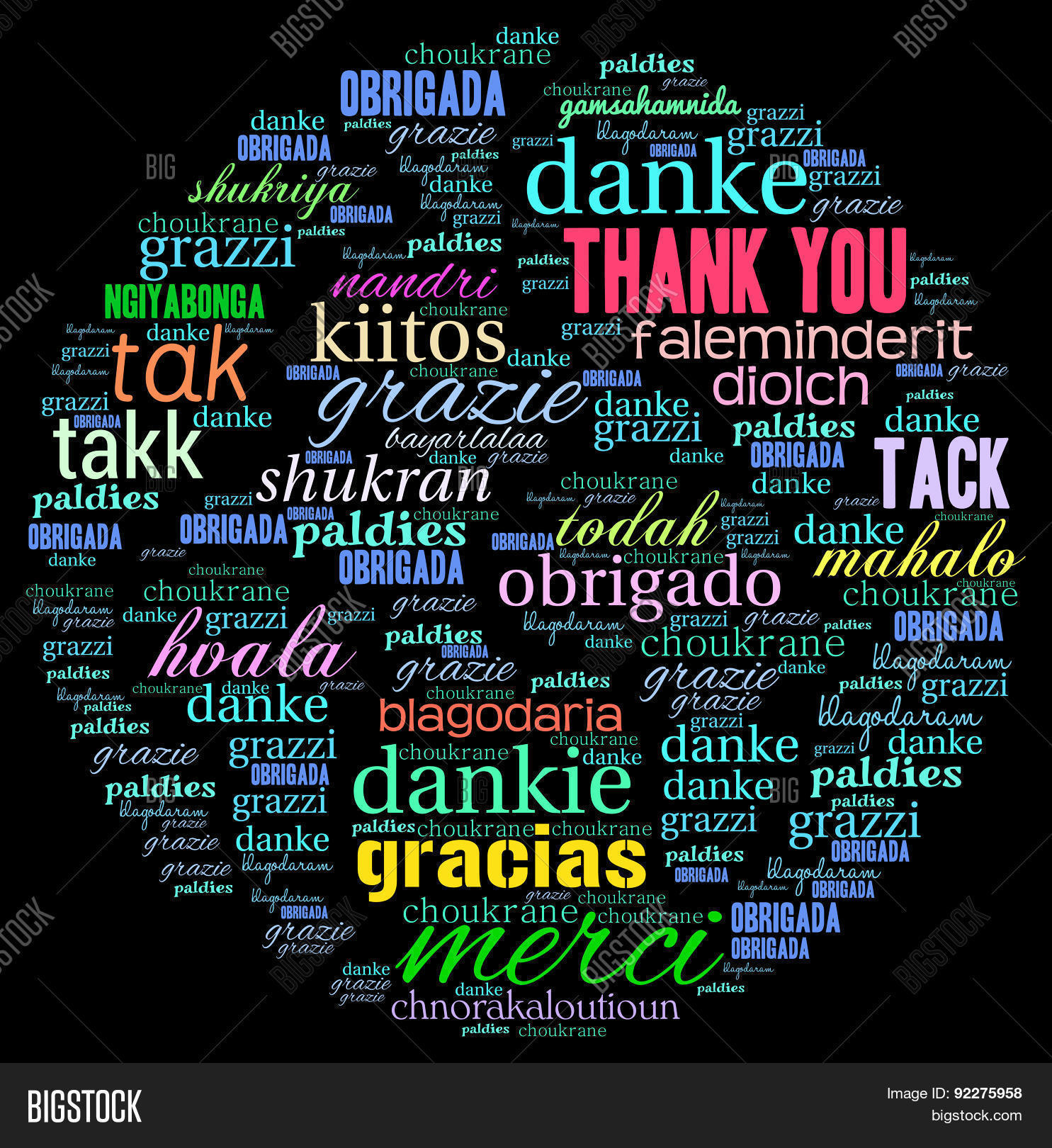 Thank You Earth Shaped Image & Photo (Free Trial) | Bigstock