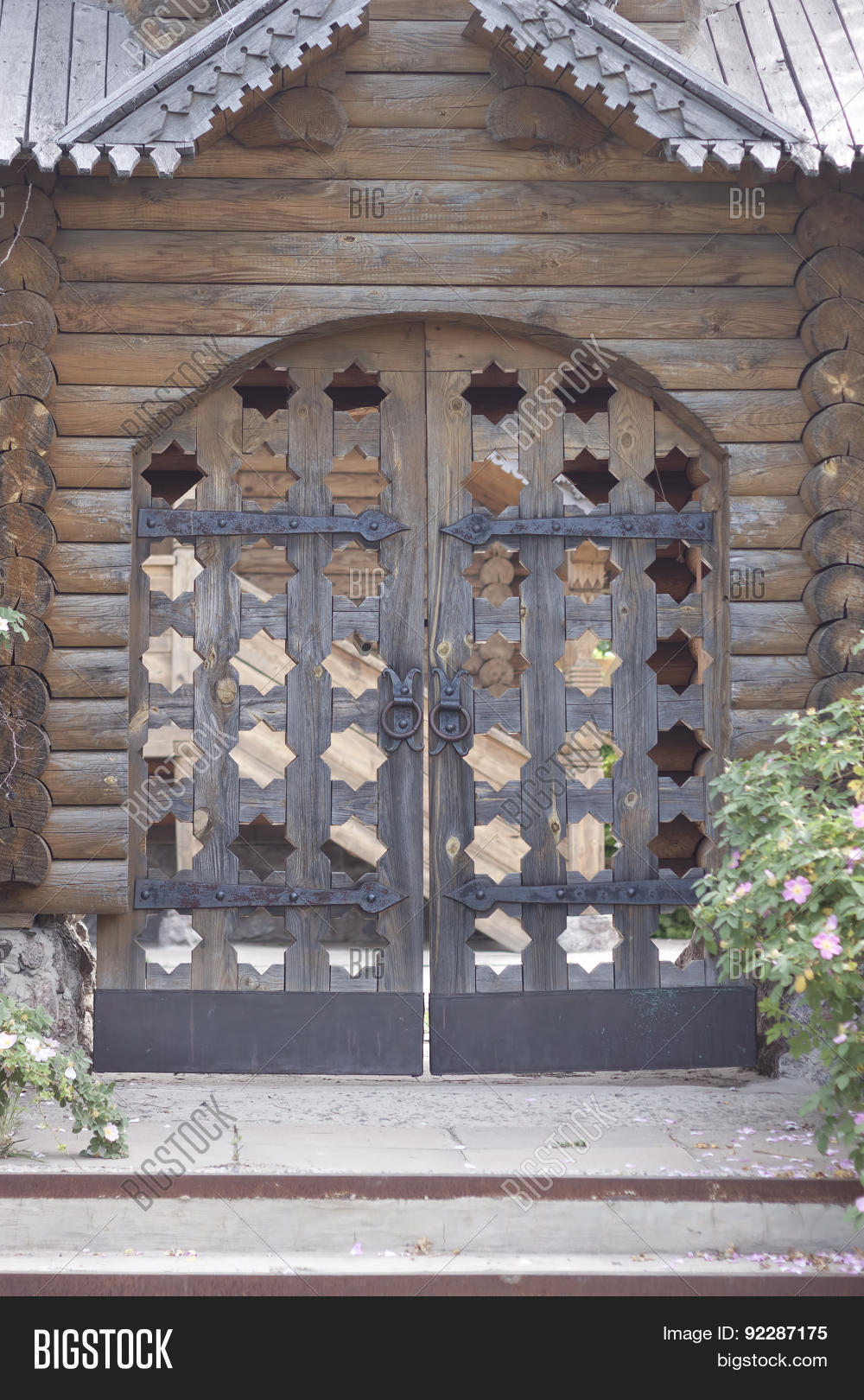 Carved Wooden Gate Image & Photo (Free Trial) | Bigstock