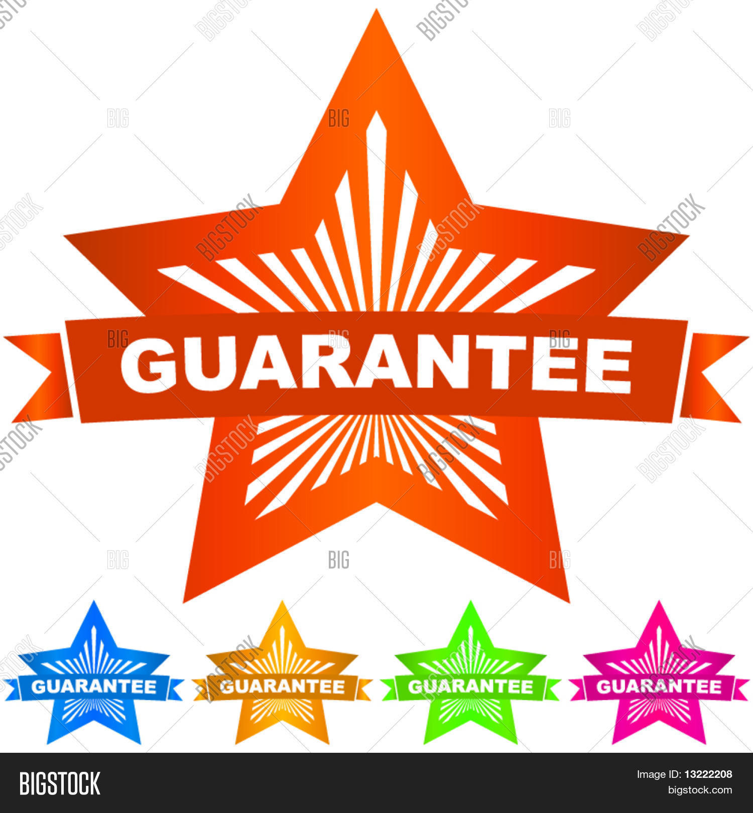Guarantee Signs Set Vector & Photo (Free Trial) | Bigstock