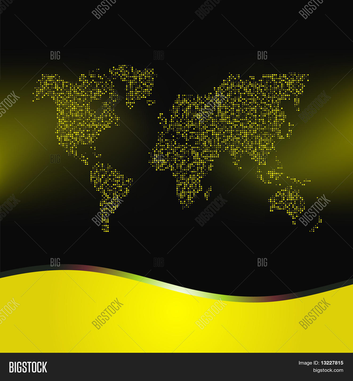 Vector Map World. Vector & Photo (Free Trial) | Bigstock