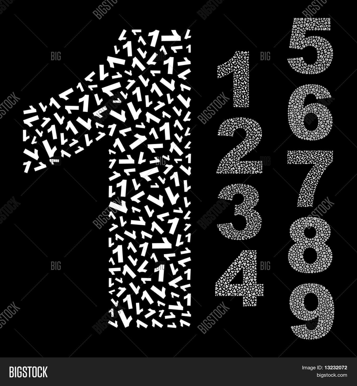 Number Signs. Vector & Photo (Free Trial) | Bigstock