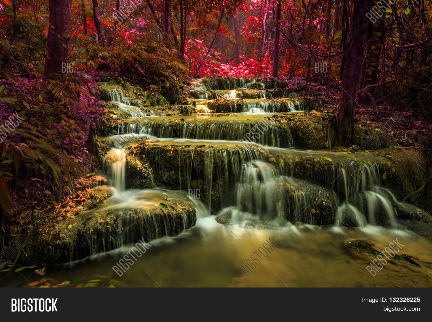 Wonderful Waterfall Image & Photo (Free Trial) | Bigstock