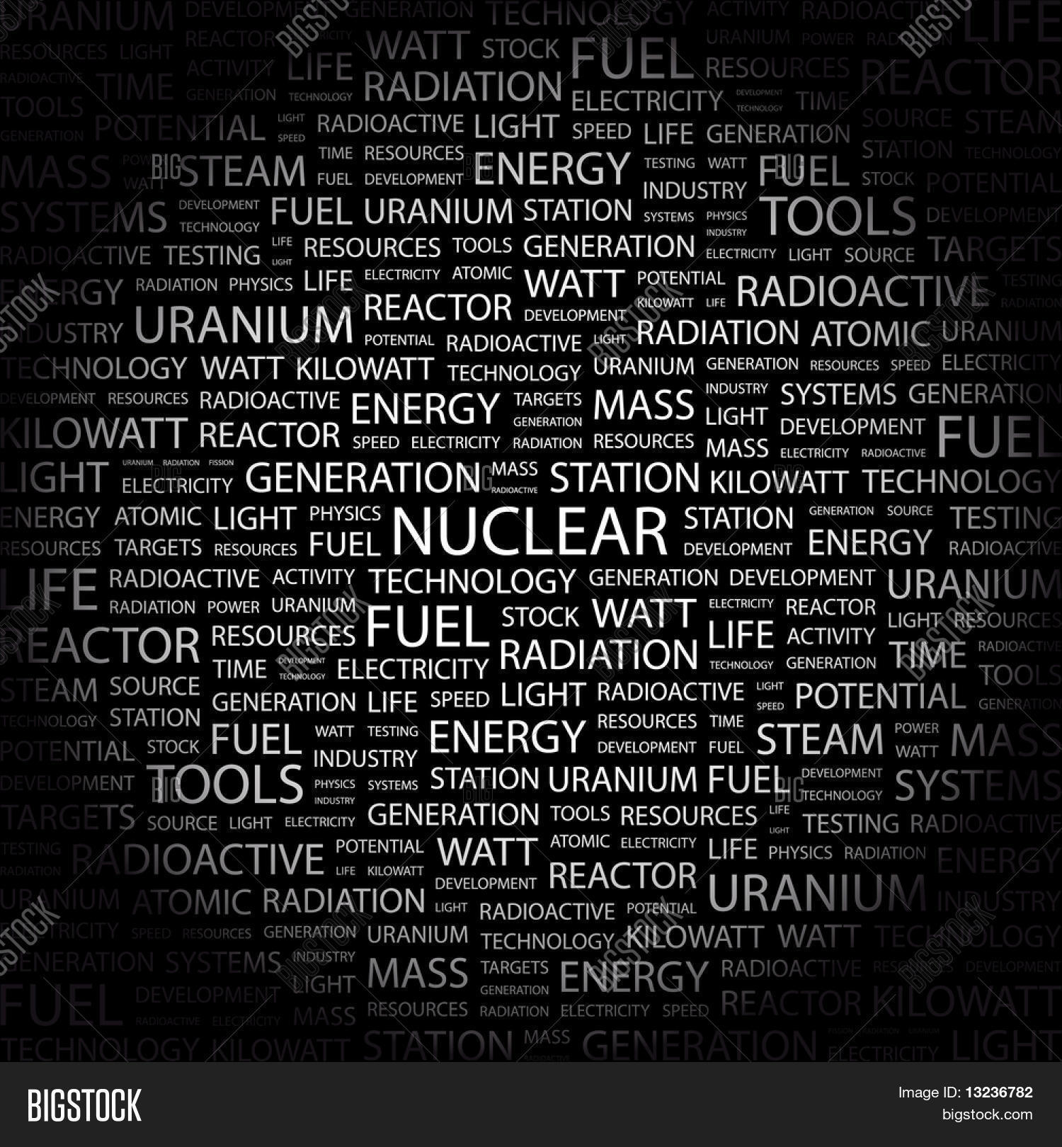 NUCLEAR. Word Collage Vector & Photo (Free Trial) | Bigstock