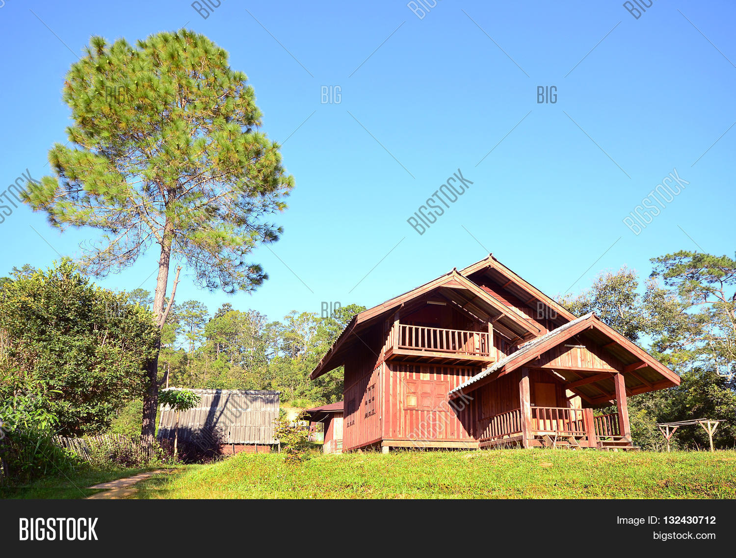 Wood House Nature Image & Photo (Free Trial) | Bigstock