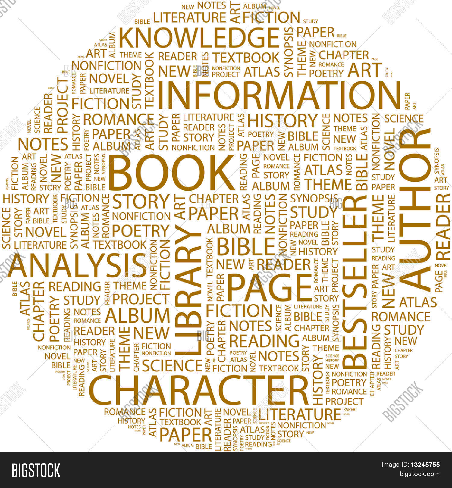 BOOK. Word Collage On Vector & Photo (Free Trial) | Bigstock