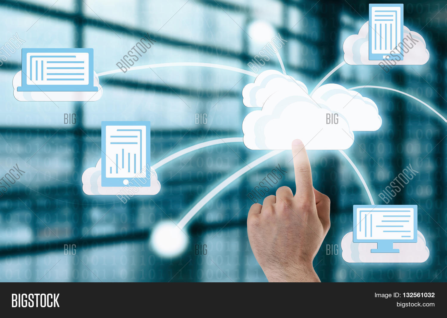 Male Hand Pushing Image & Photo (Free Trial) | Bigstock