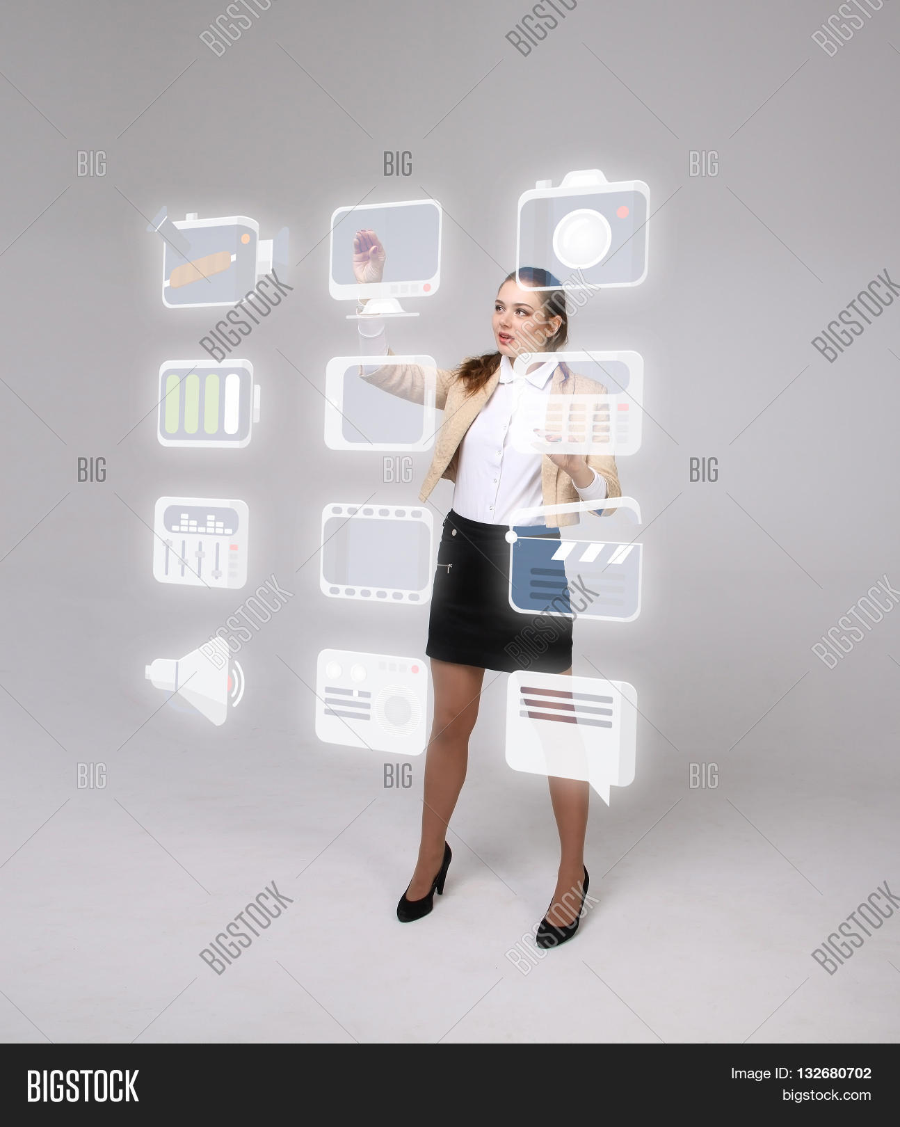 Woman Pressing Image & Photo (Free Trial) | Bigstock