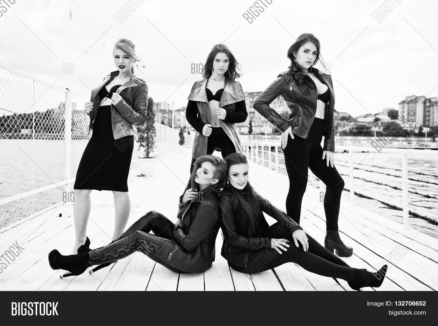 Group Sexy Models Image And Photo Free Trial Bigstock