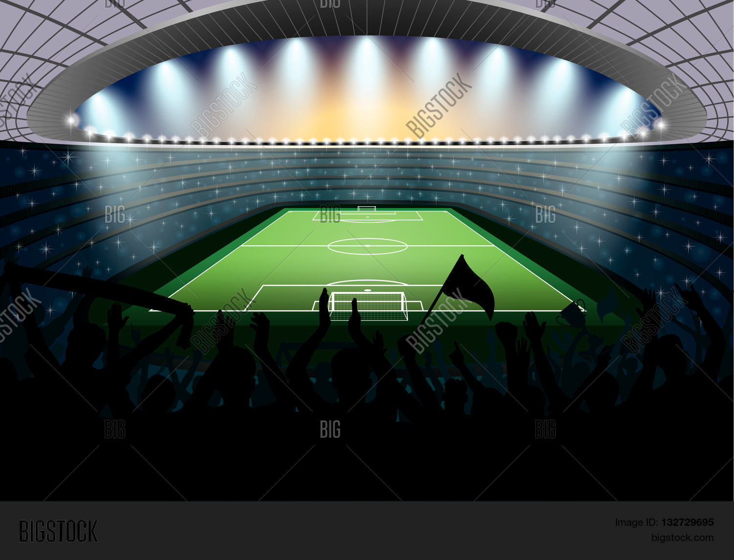 Excited Crowd People Vector & Photo (Free Trial) | Bigstock