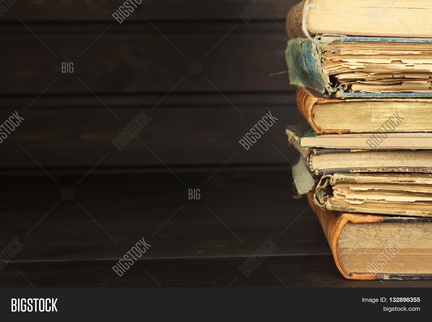 Front View Old Books Image & Photo (Free Trial) | Bigstock