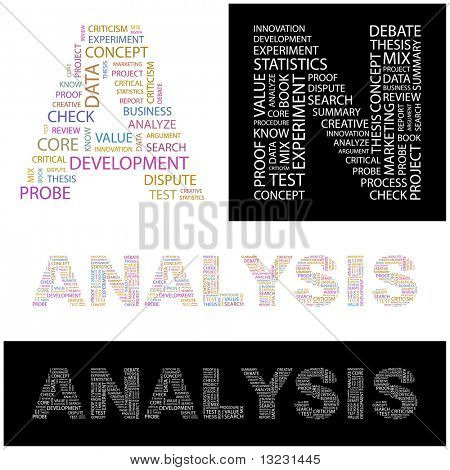 ANALYSIS. Word Vector & Photo (Free Trial) | Bigstock