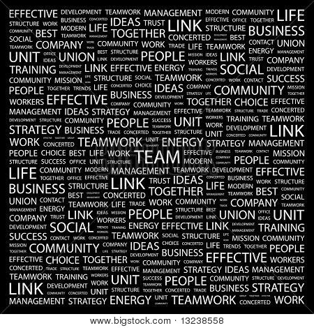 TEAM. Word Collage On Vector & Photo (Free Trial) | Bigstock