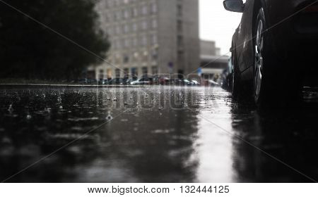 Heavy Rain Hitting Image & Photo (Free Trial) | Bigstock