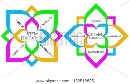 STEM Education Logo Vector & Photo (Free Trial) | Bigstock