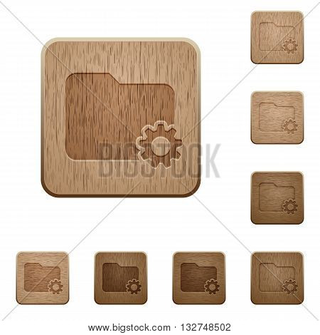 Set Carved Wooden Vector & Photo (Free Trial) | Bigstock