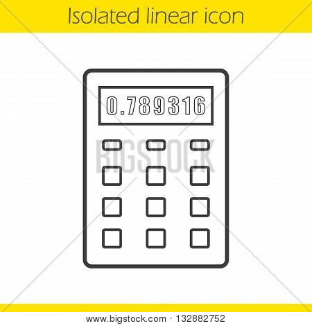 Calculator Linear Vector & Photo (Free Trial) | Bigstock
