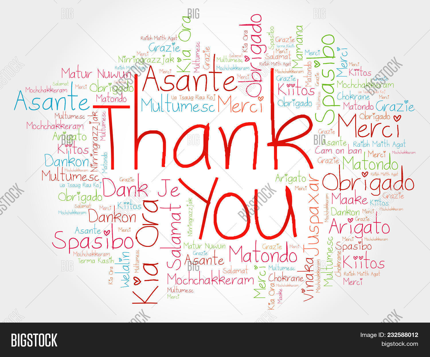 Thank You Word Cloud Image & Photo (Free Trial) | Bigstock