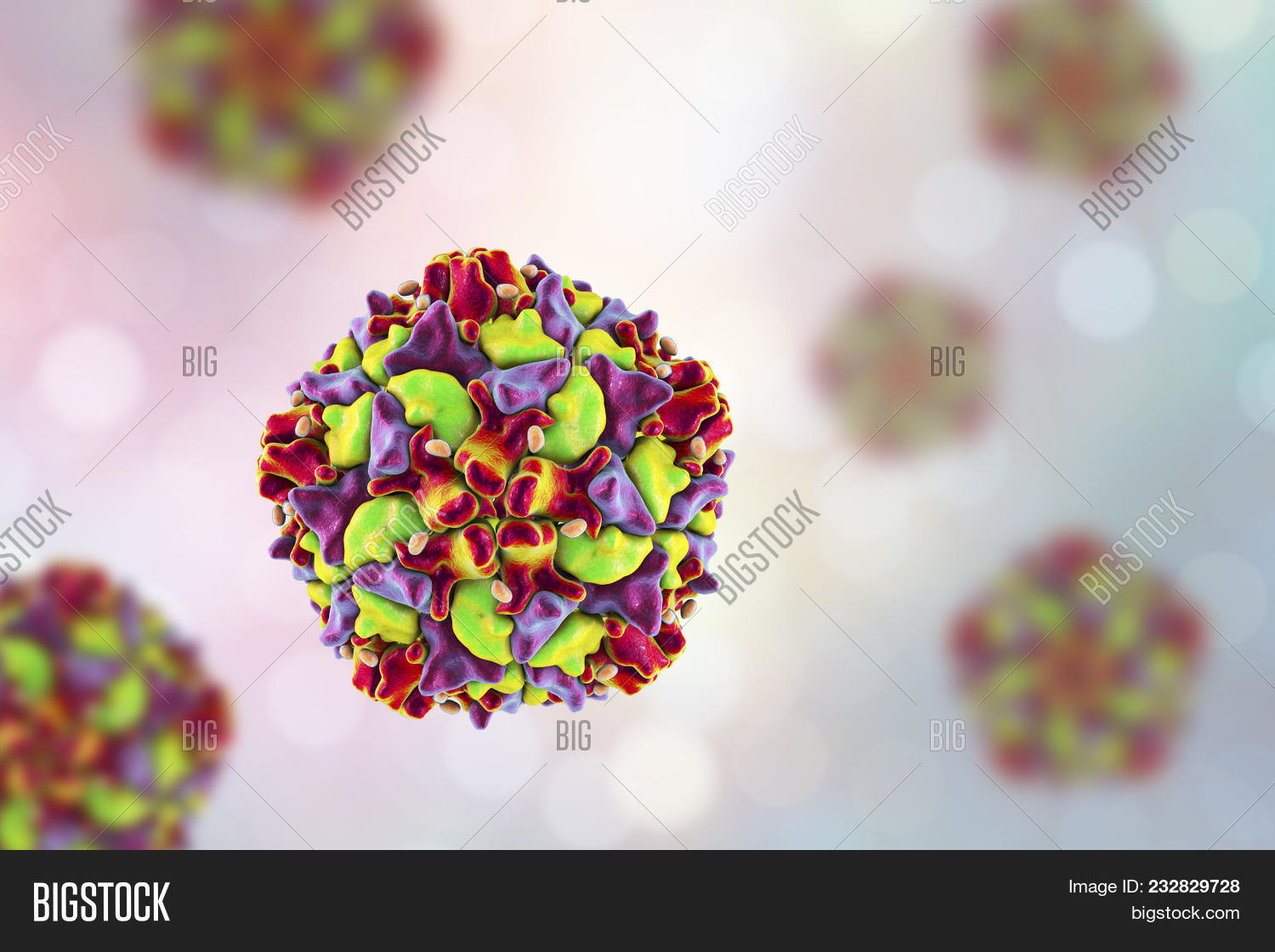 Poliovirus, Rna Virus Image & Photo (Free Trial) | Bigstock