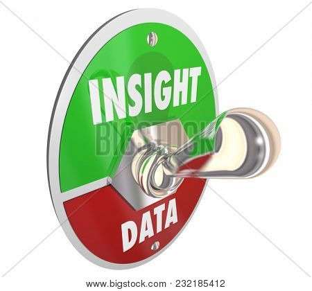 Insight Vs Data Toggle Image & Photo (Free Trial) | Bigstock