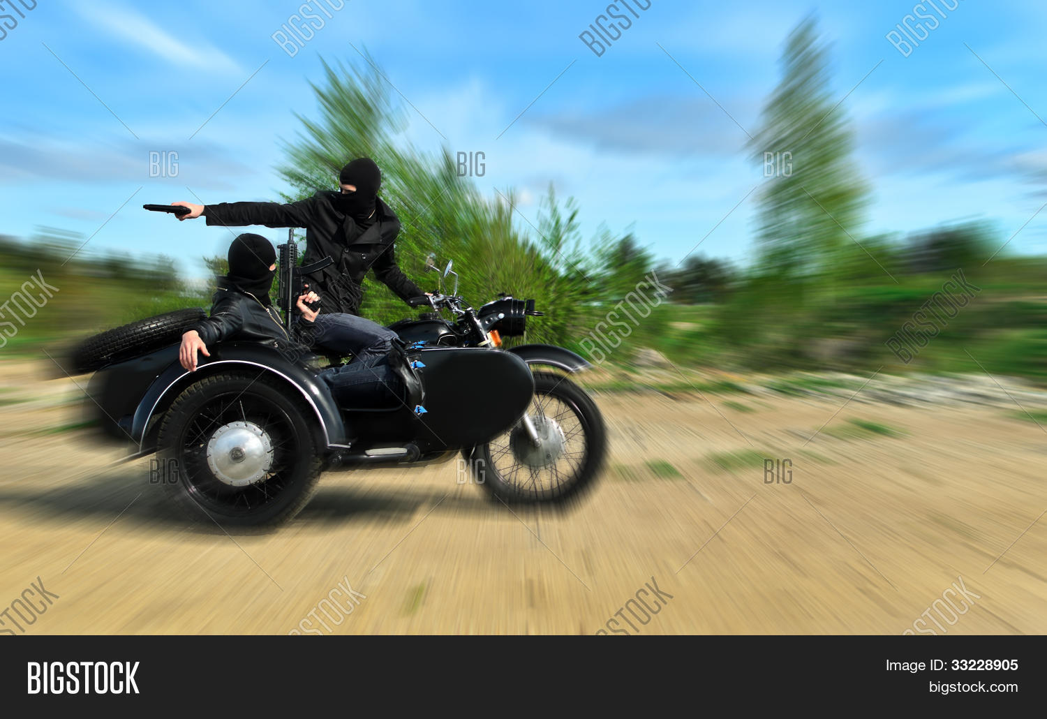 Two Armed Men Riding Image & Photo (Free Trial) | Bigstock