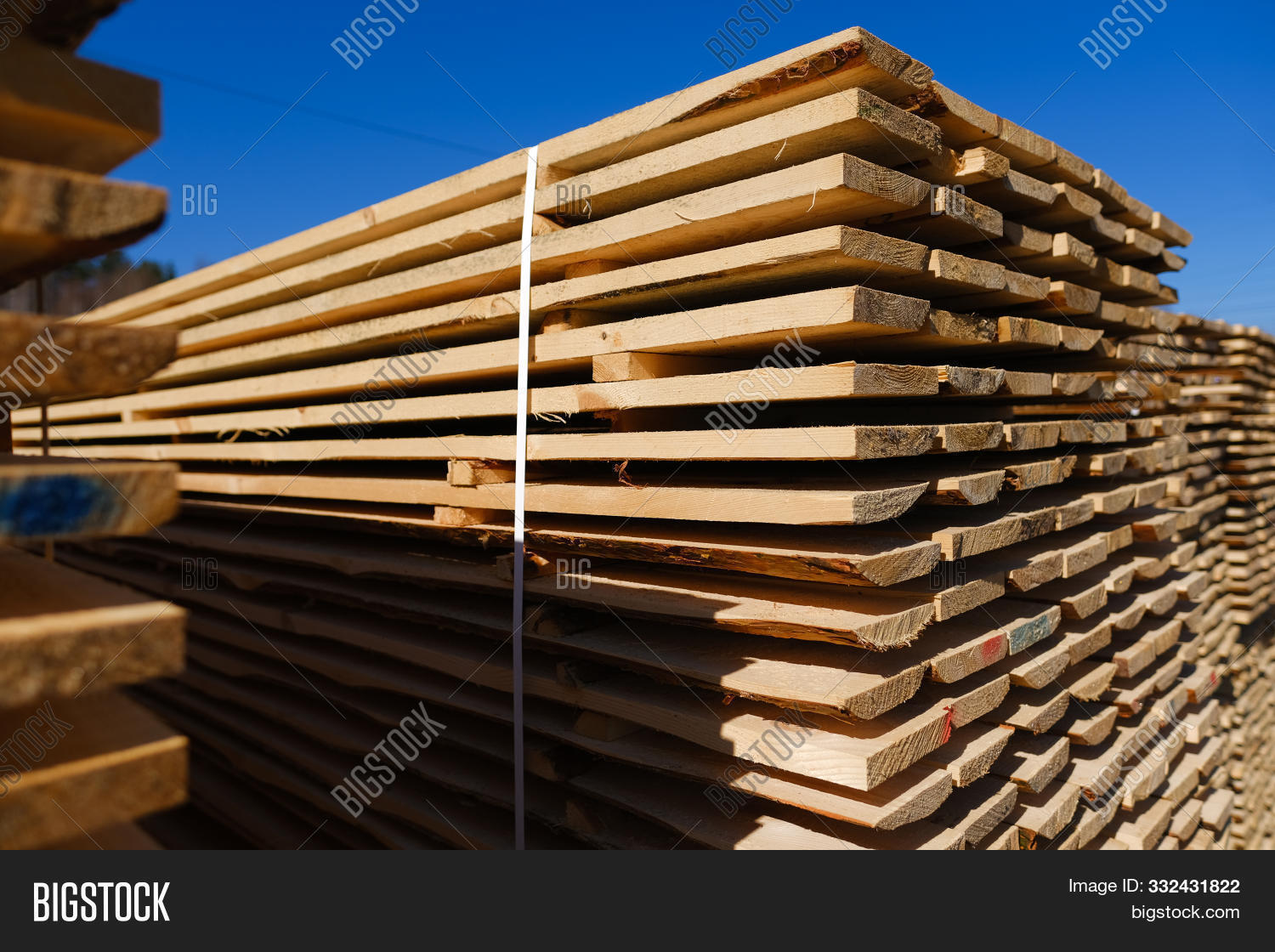Piles Wooden Boards Image & Photo (Free Trial) | Bigstock