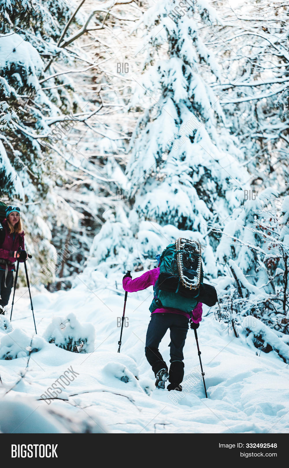Two Women Winter Hike Image & Photo (Free Trial) | Bigstock