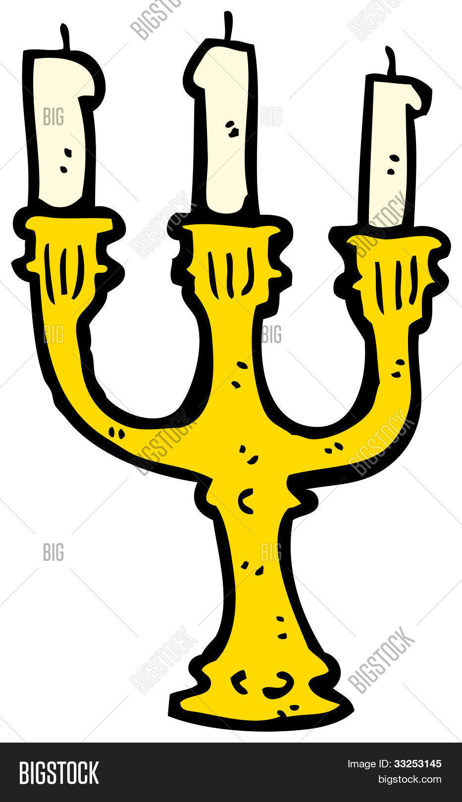 Cartoon Candle Holder Image & Photo (Free Trial) | Bigstock