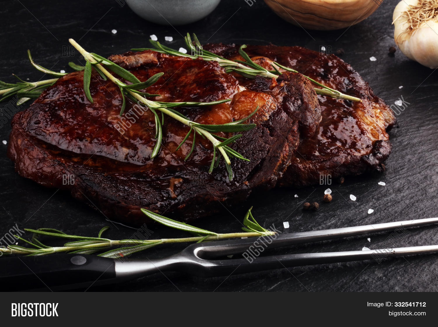 Barbecue Rib Eye Steak Image & Photo (Free Trial) | Bigstock