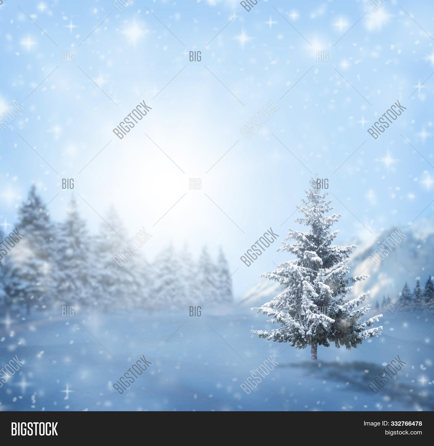 Winter Landscape Snowy Image & Photo (Free Trial) | Bigstock