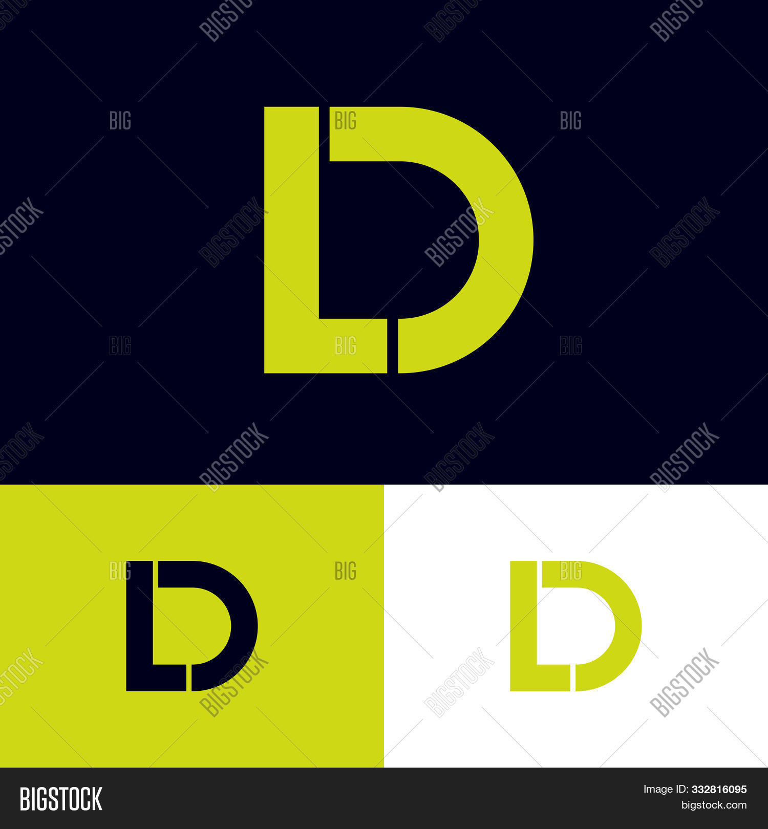 D L Monogram. D, L Vector & Photo (Free Trial) | Bigstock