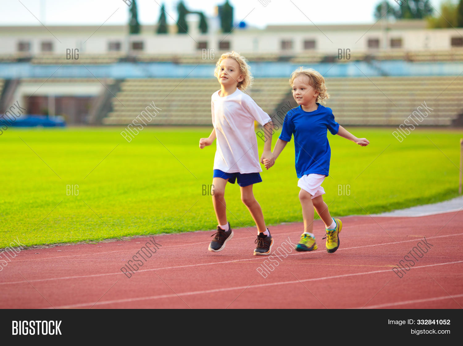 Kids Running Track