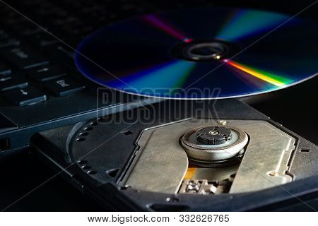 Cd On Computer Image & Photo (Free Trial) | Bigstock
