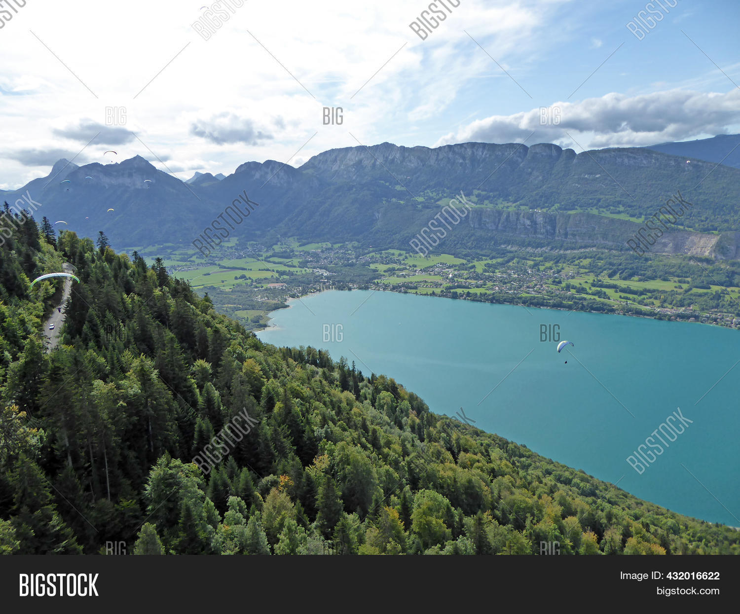 Aerial View Lake Image & Photo (Free Trial) | Bigstock