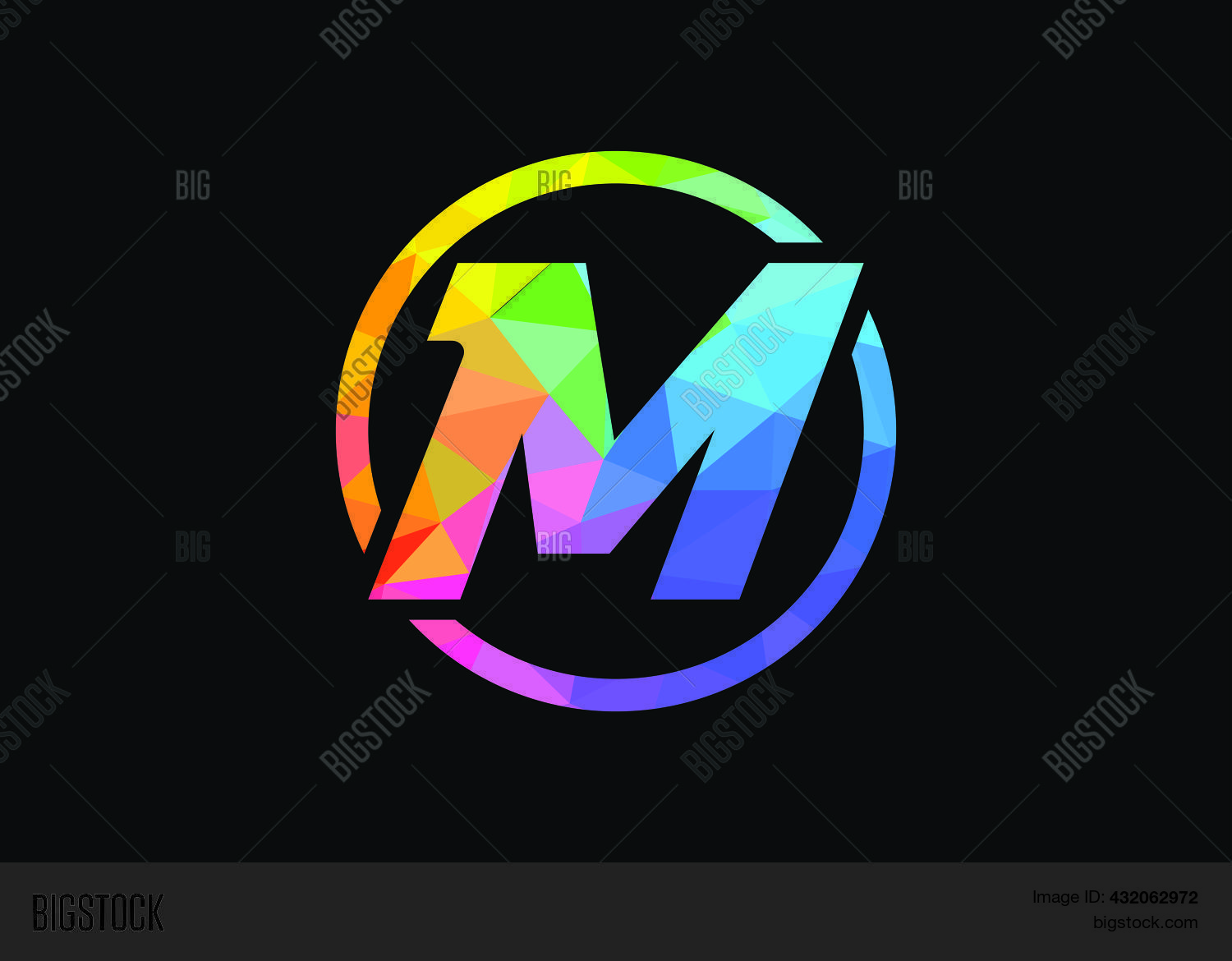 Colorful Initial Vector & Photo (Free Trial) | Bigstock