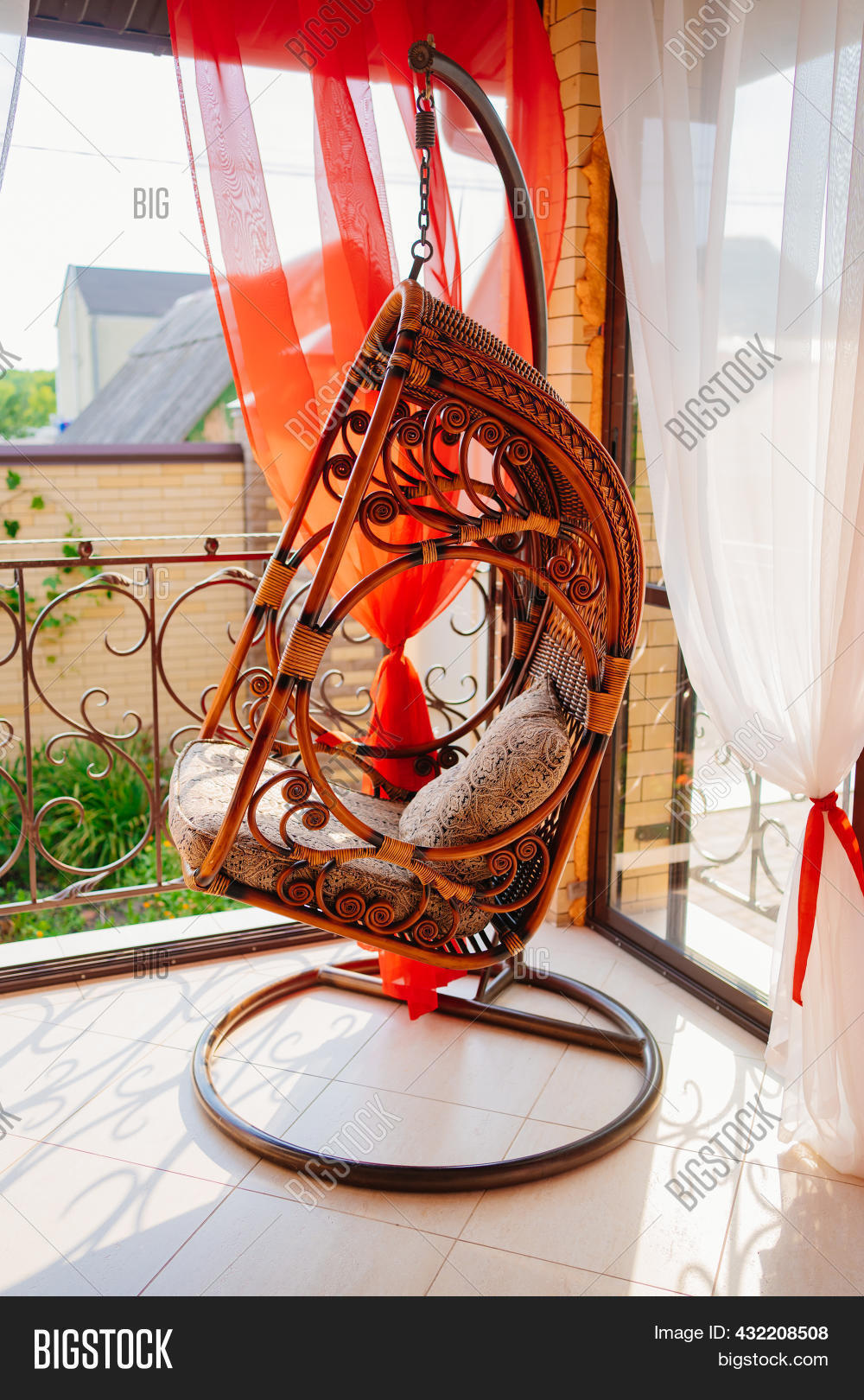 Hanging Chair Rocking Image & Photo (Free Trial) | Bigstock