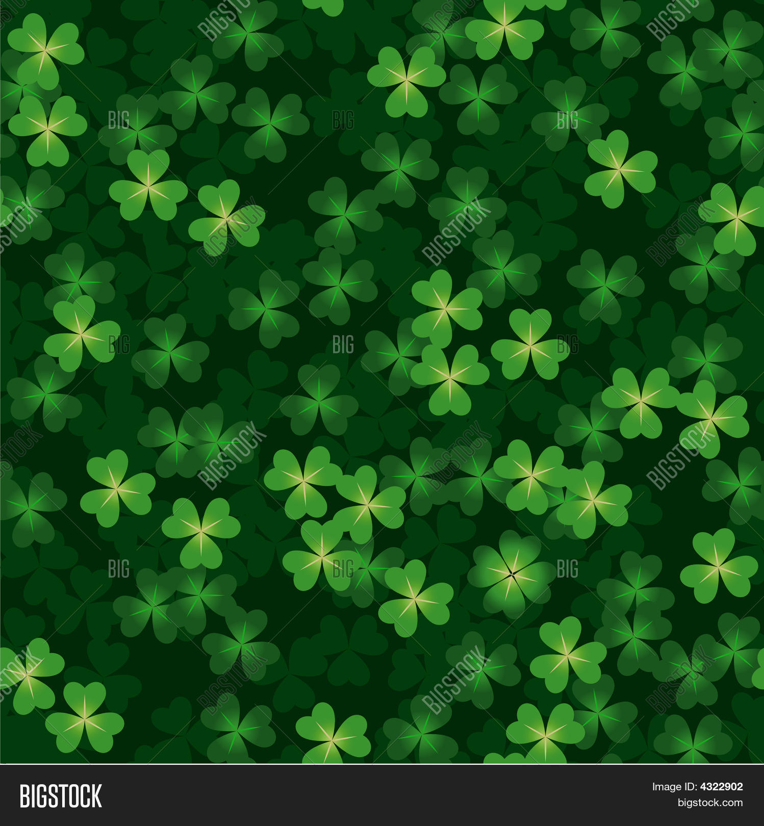 Clover Background Vector & Photo (Free Trial) | Bigstock