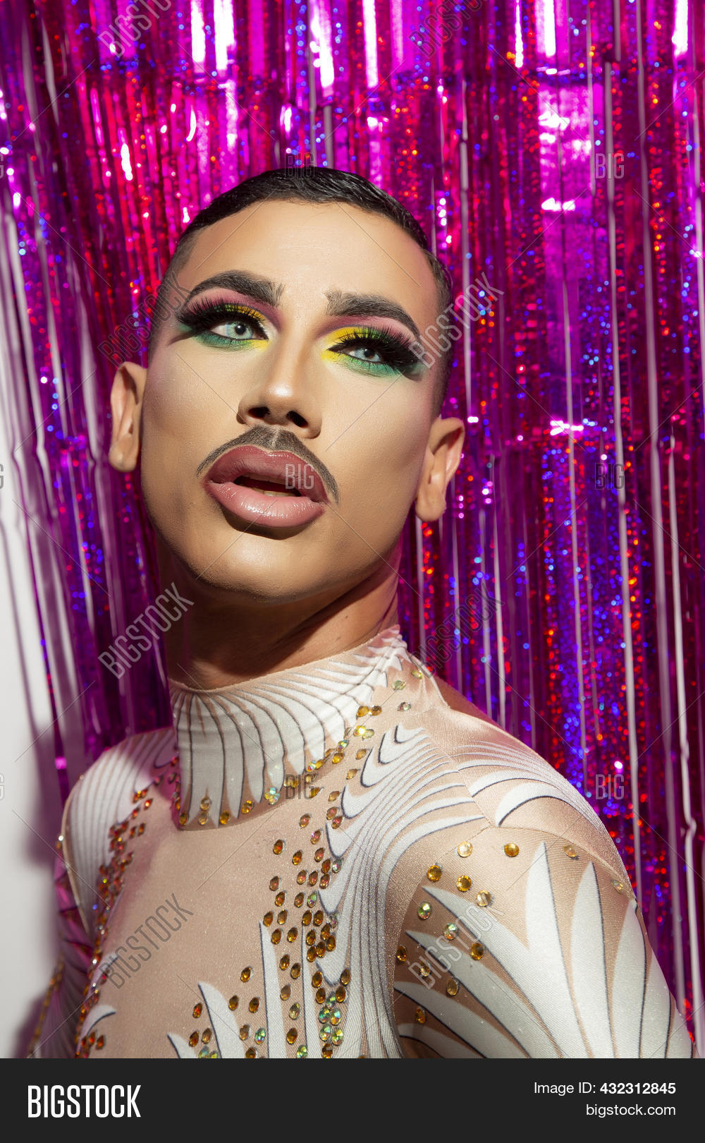Young Man Makeup Drag Image & Photo (Free Trial) | Bigstock