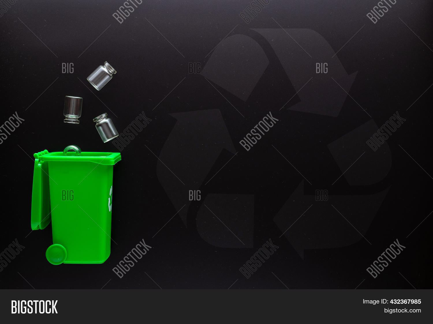 Trash Glass Recycle. Image & Photo (Free Trial) | Bigstock