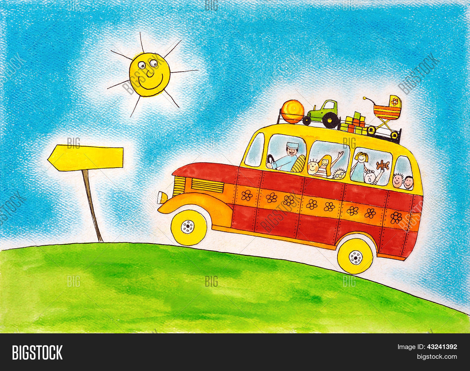 School Bus Trip, Child Image & Photo (Free Trial) | Bigstock