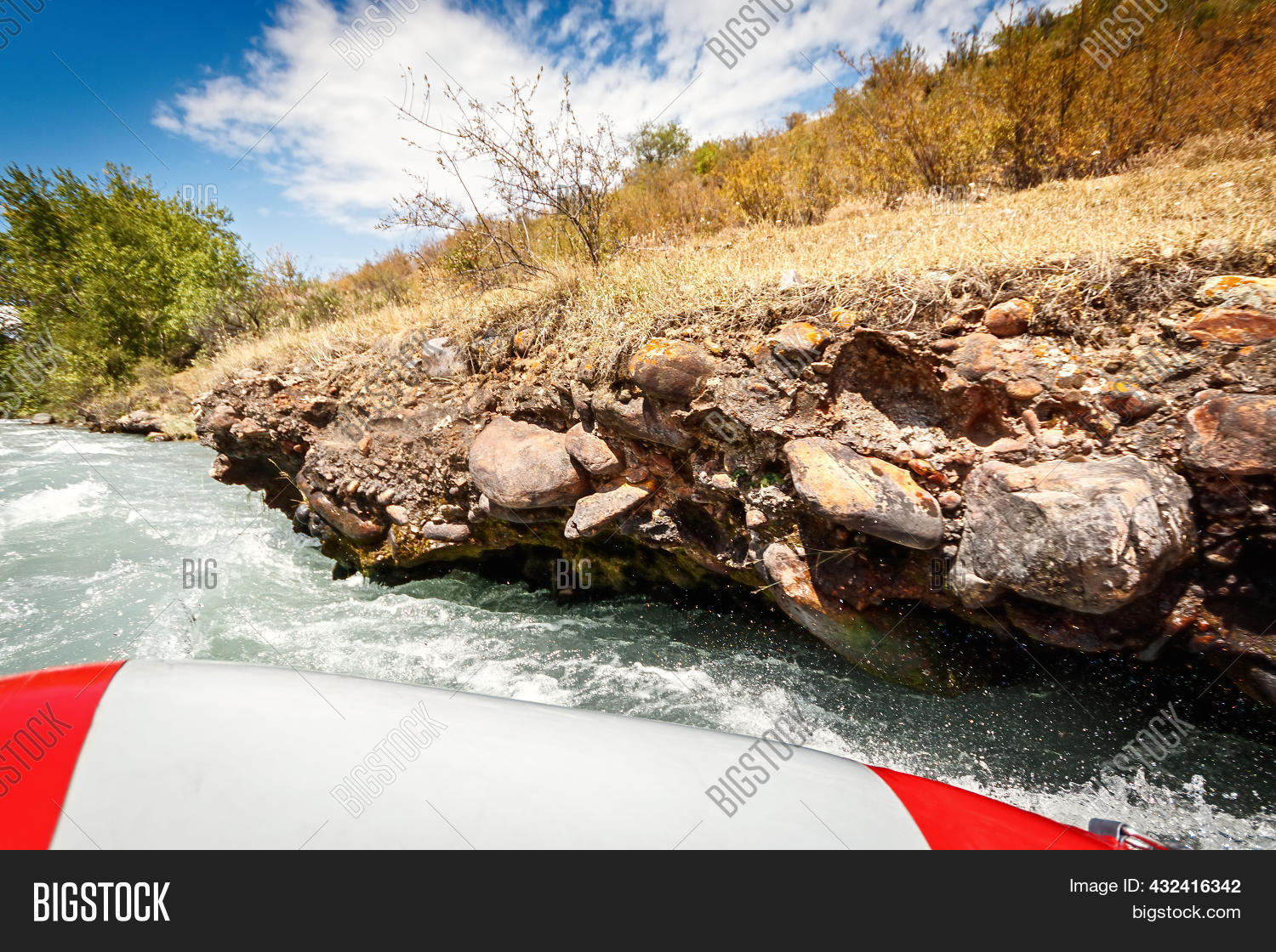 Riverbank On Middle Image & Photo (Free Trial) | Bigstock