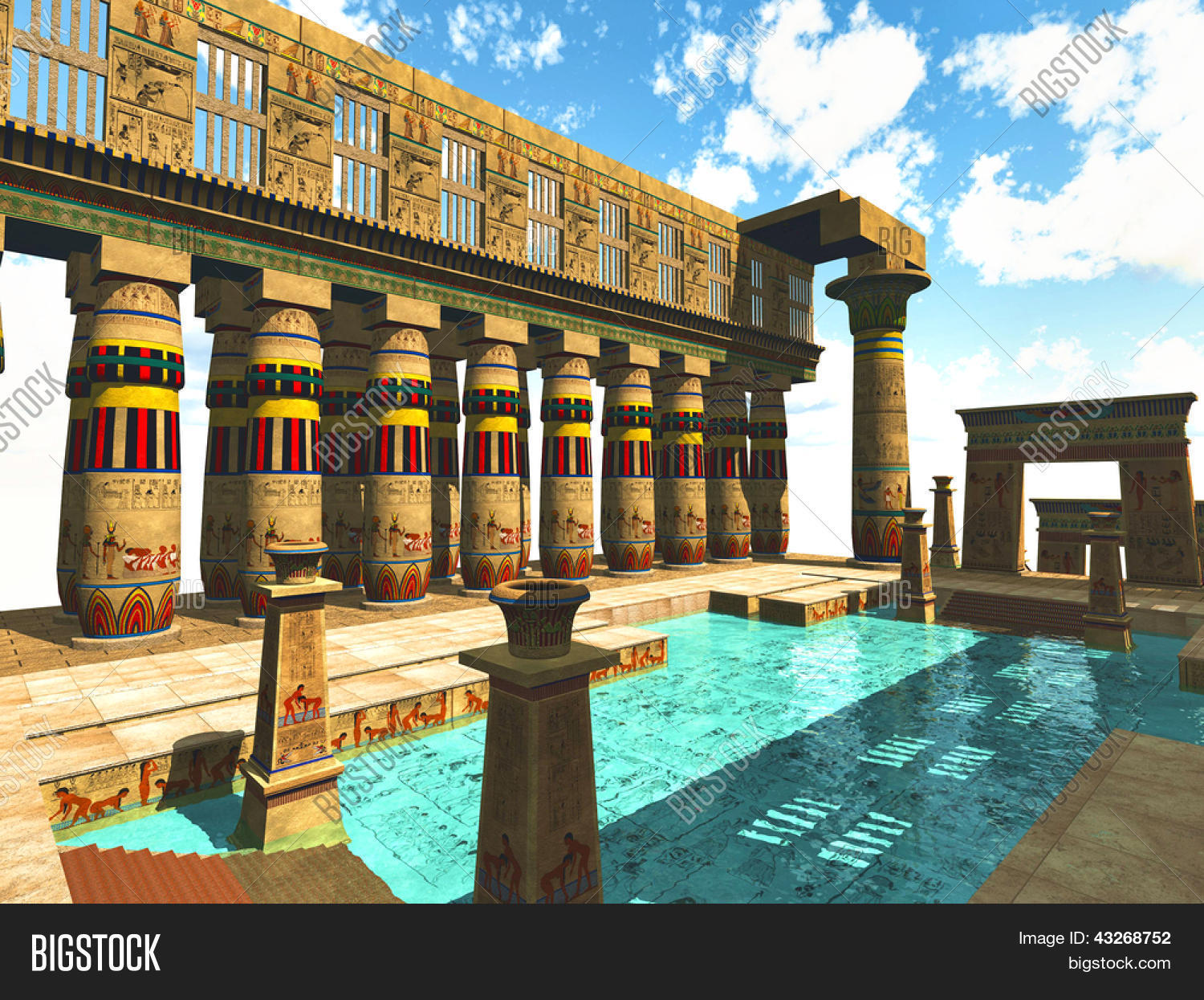 Egyptian Swimming Pool Image & Photo (Free Trial) | Bigstock
