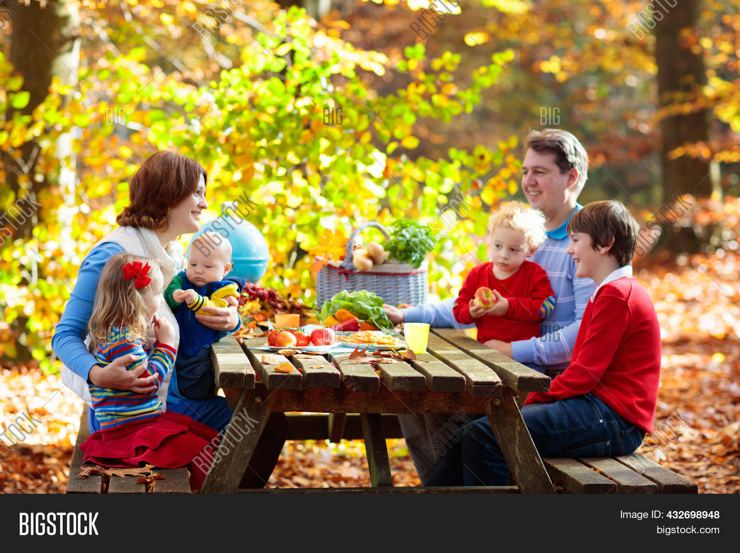 Picnic Autumn Park. Image & Photo (Free Trial) | Bigstock