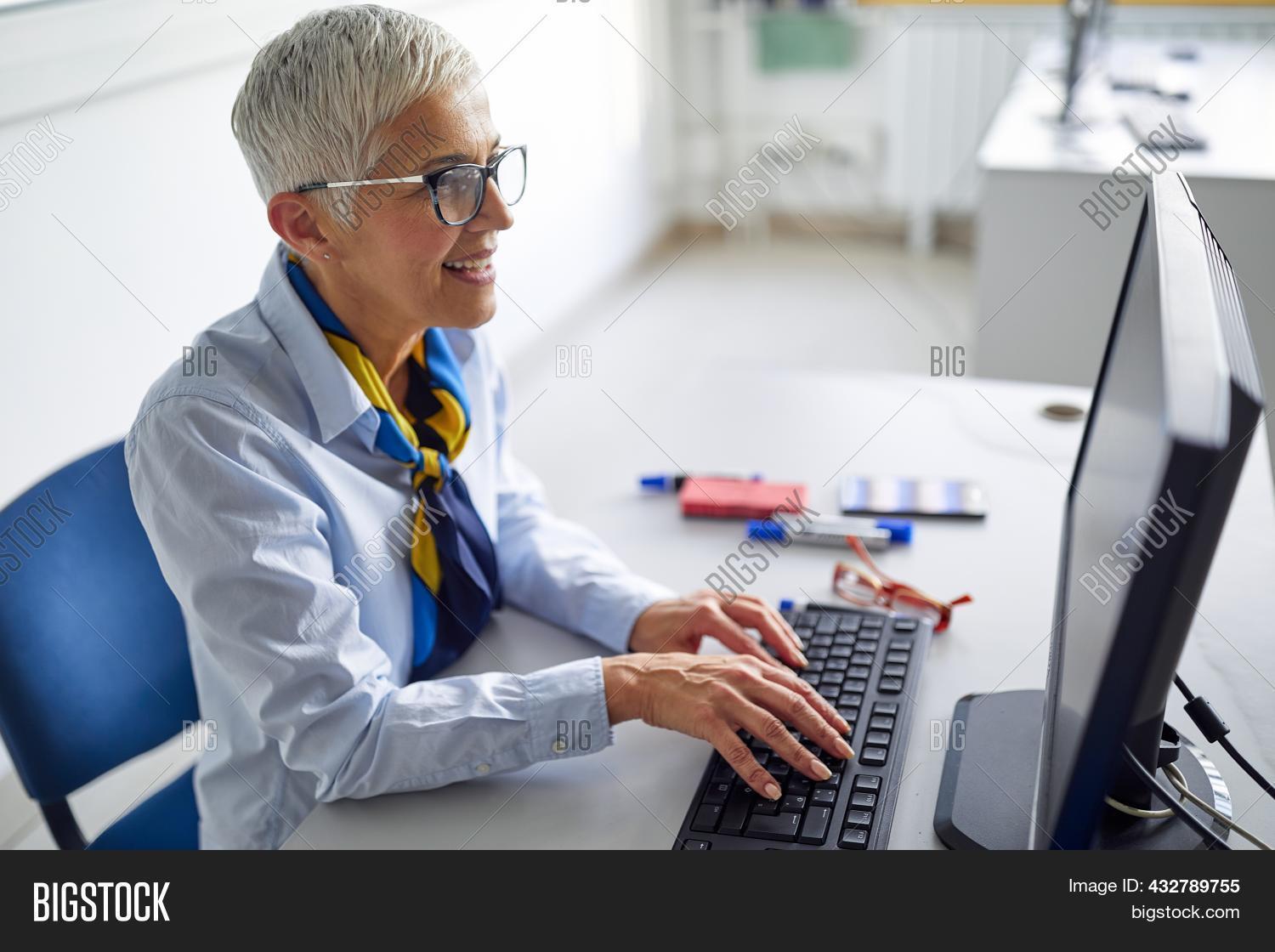 Female Professor Front Image & Photo (Free Trial) | Bigstock