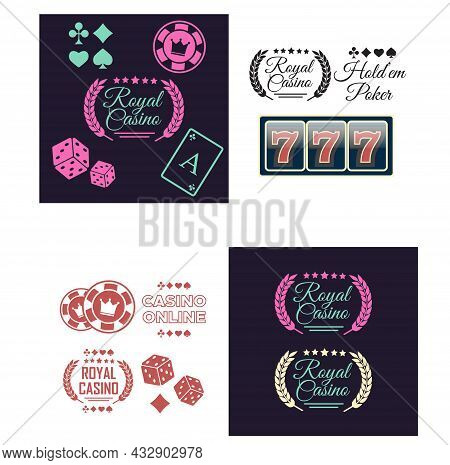 Lucky Seven Logo Gold Vector & Photo (Free Trial) | Bigstock