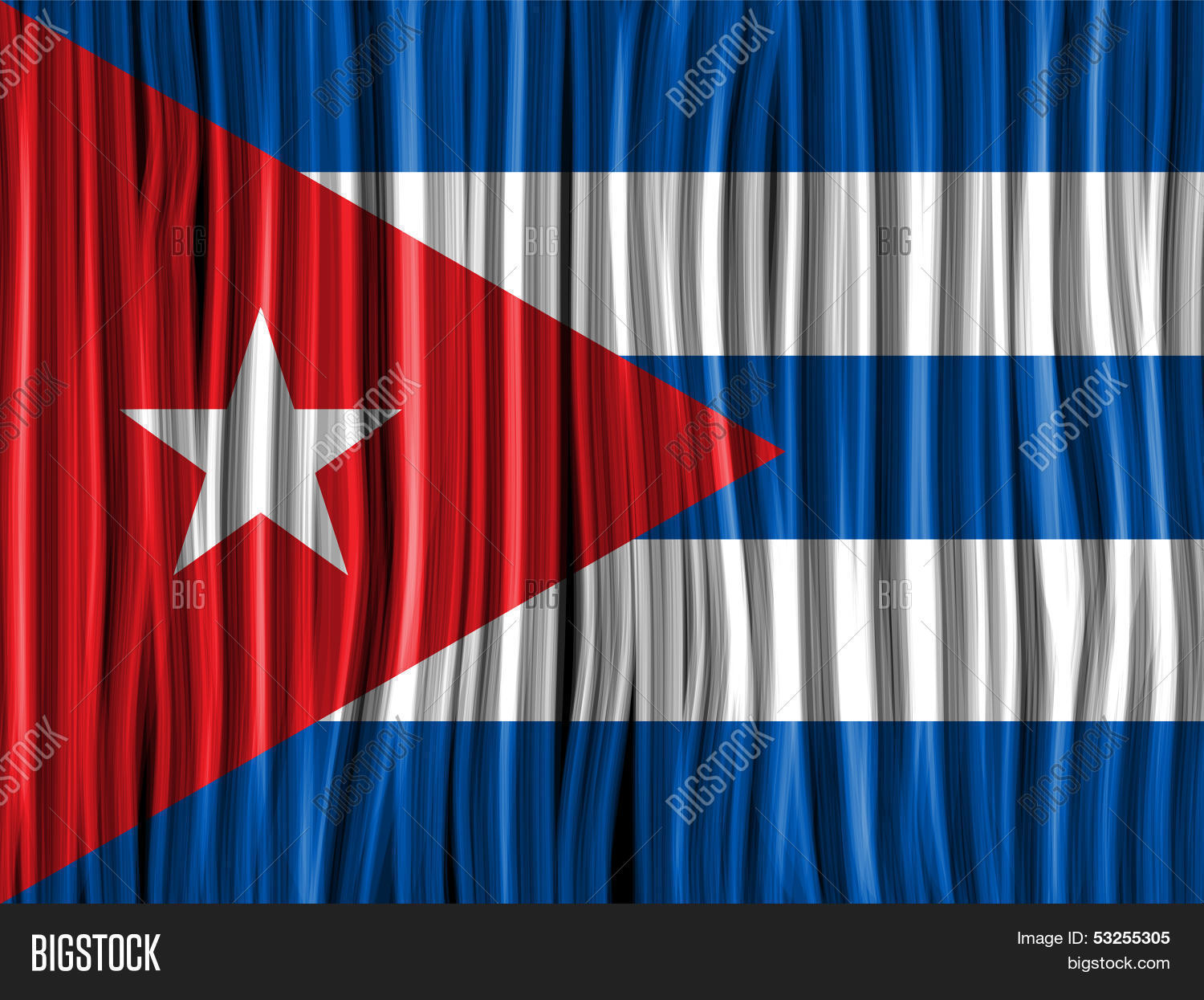 Cuba Flag Wave Fabric Vector & Photo (Free Trial) | Bigstock