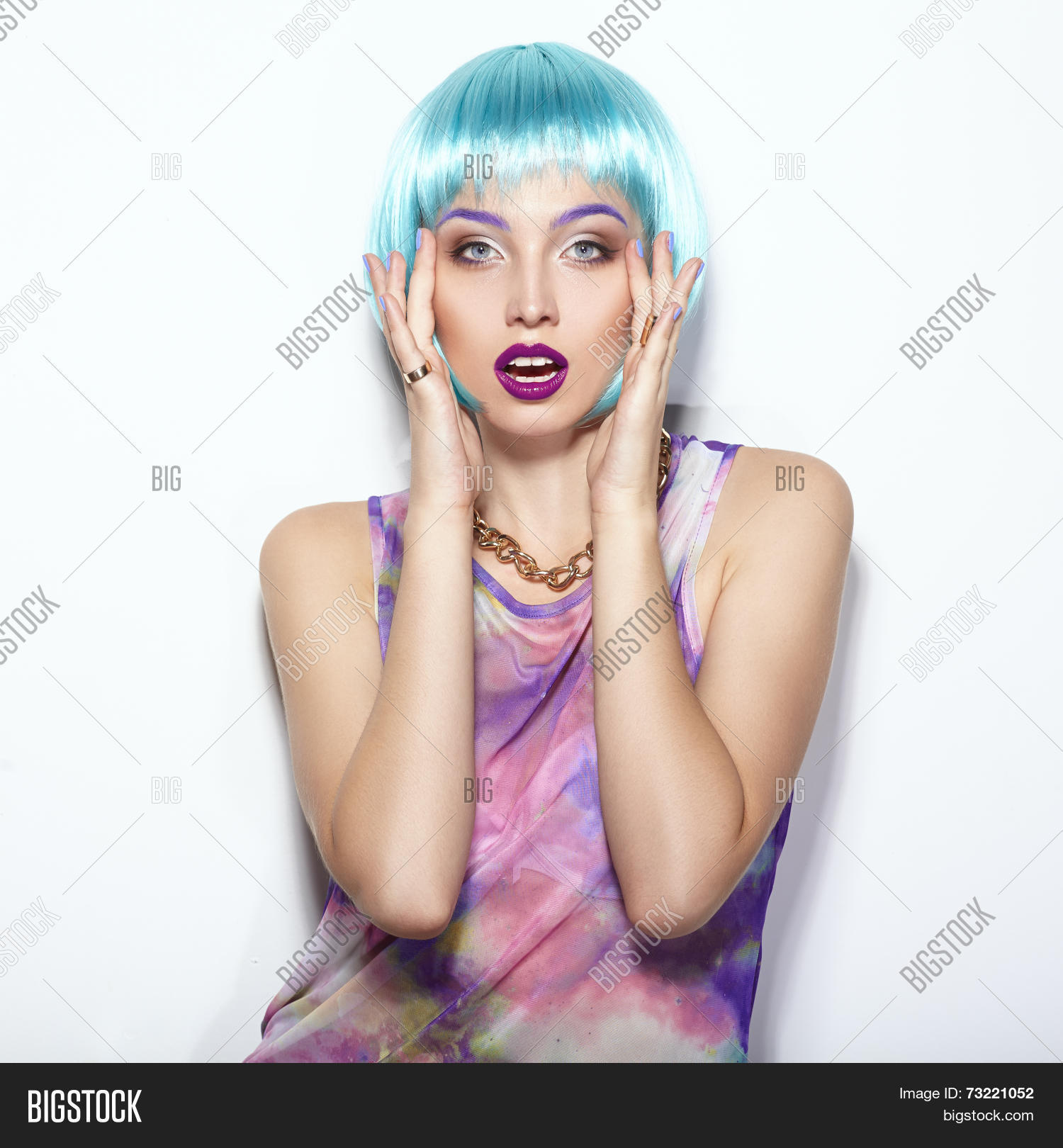 Beautiful Girl Red Image & Photo (Free Trial) | Bigstock